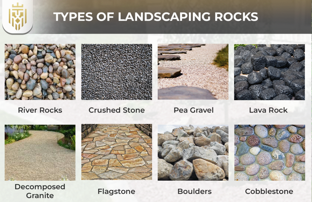 Different Types of Landscaping Rocks | Jones Elite Constructions
